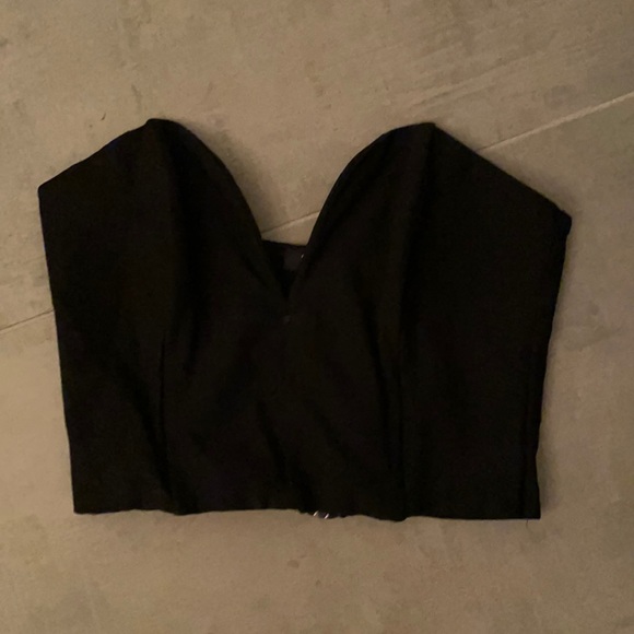 Solemio | Tops | Low Plunge Crop Top | Poshmark